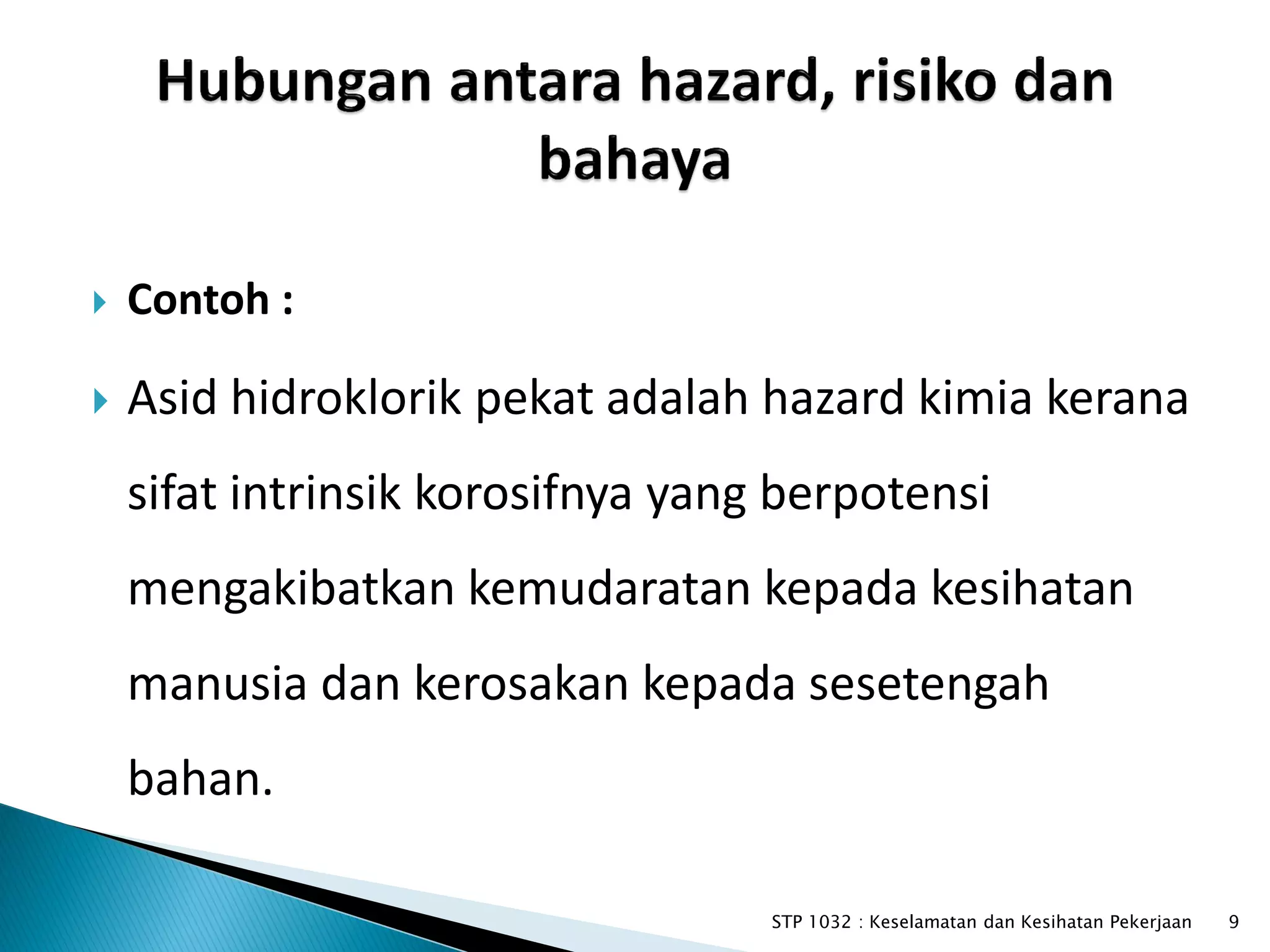 Topik 2 hazard dan risiko | PDF