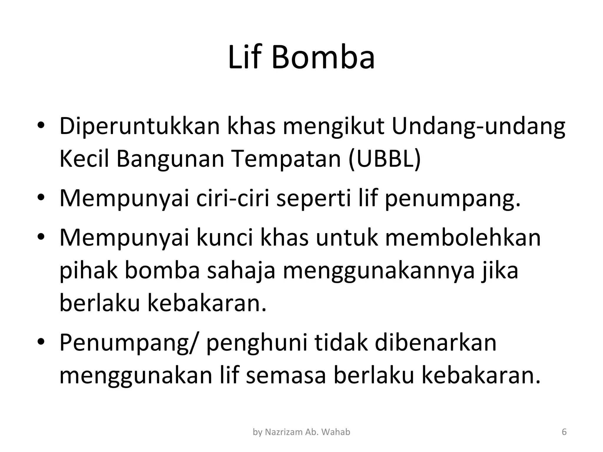 Topik 2 pengenalan lift | PPT