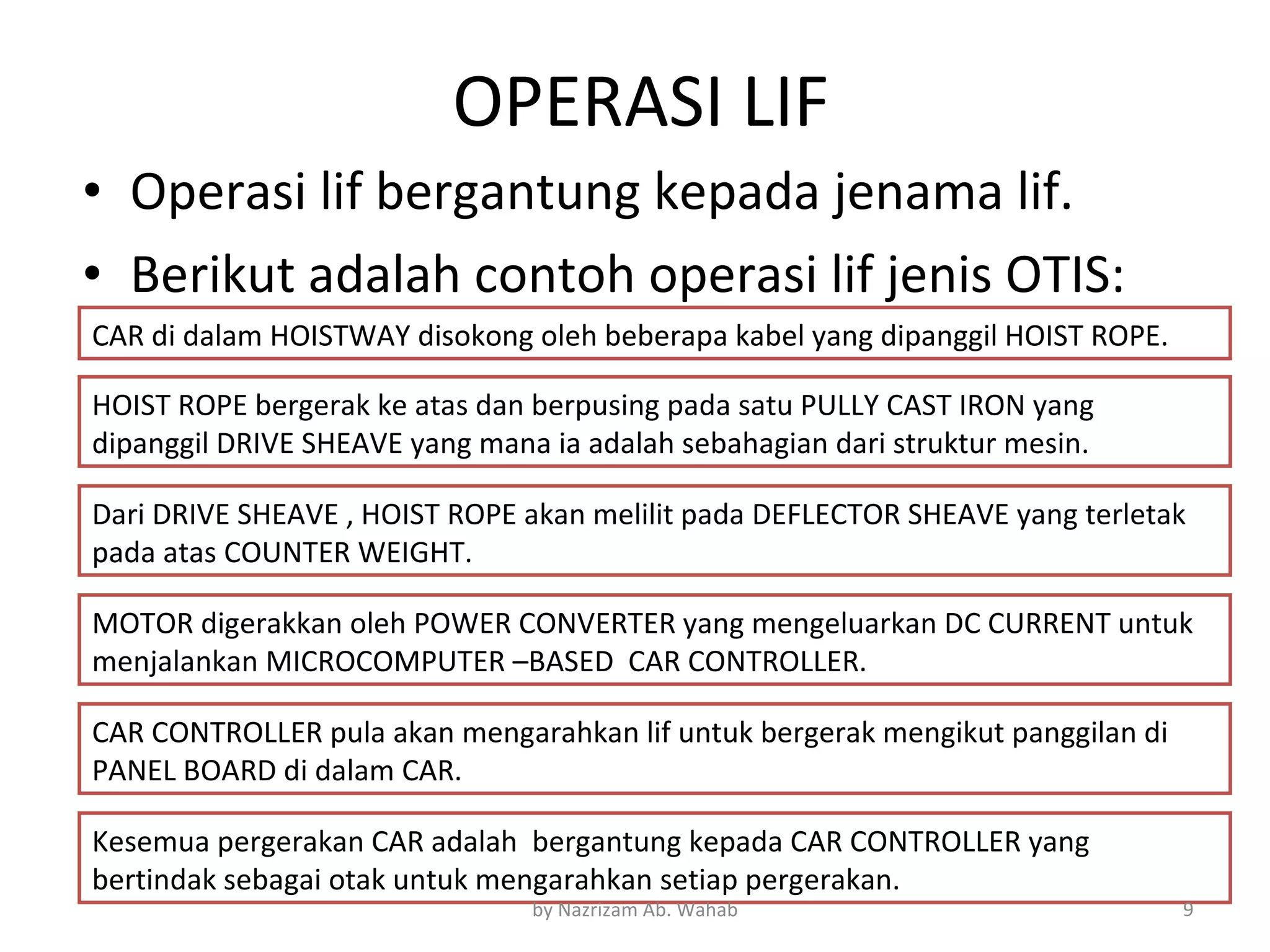 Topik 2 pengenalan lift | PPT