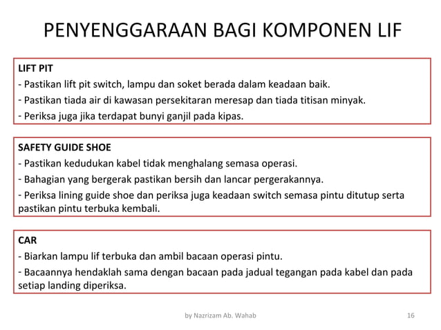 Topik 2 pengenalan lift | PPT