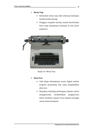 Topik 3.0 : Komponen Multimedia | DOC