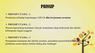 PENGAJIAN AM - PENGLIBATAN, PERANAN DAN SUMBANGAN (PERINGKAT SERANTAU - ASEAN) | PPTX