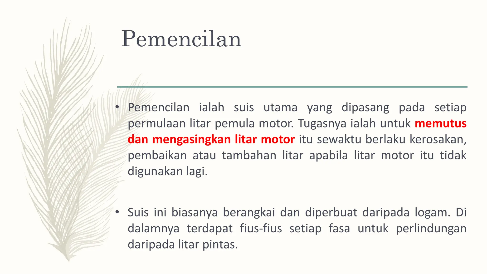 Konsep Asas Kawalan Motor dan Keperluan Asas Kawalan Motor Elektrik | PDF