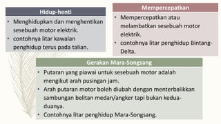 Konsep Asas Kawalan Motor dan Keperluan Asas Kawalan Motor Elektrik | PDF
