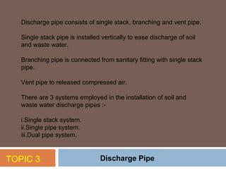 Topik 3 sanitary pipework | PPT