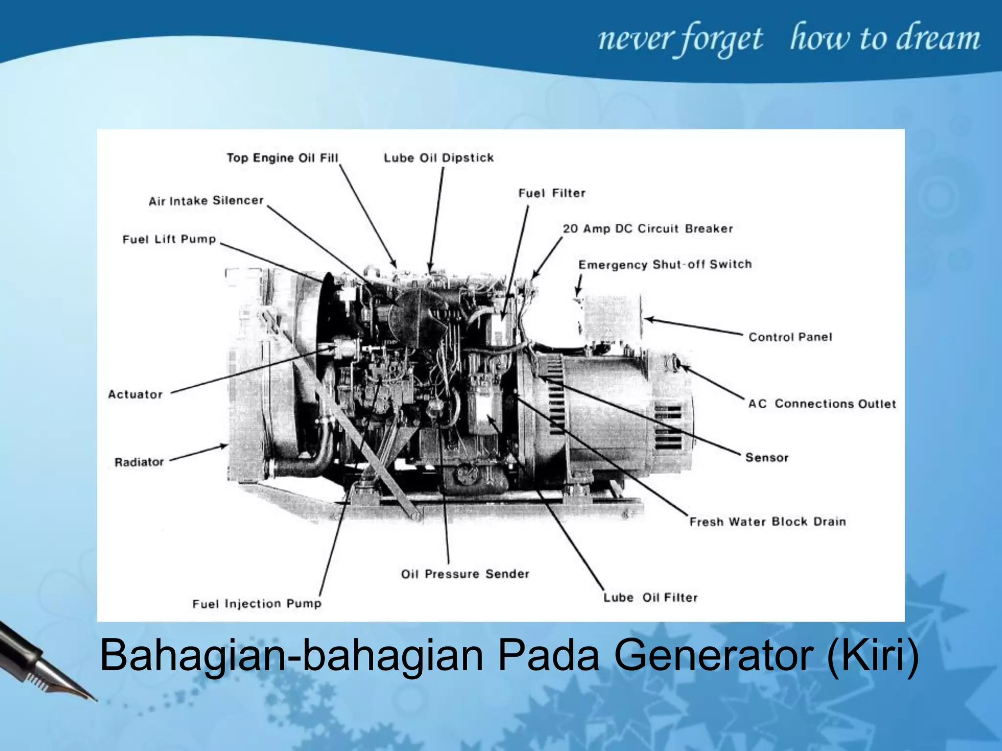 Notes Power Generator for Electrical Installation Engineering ...