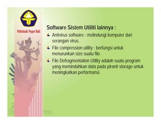 Topik 4 Software Perangkat Lunak | PPT