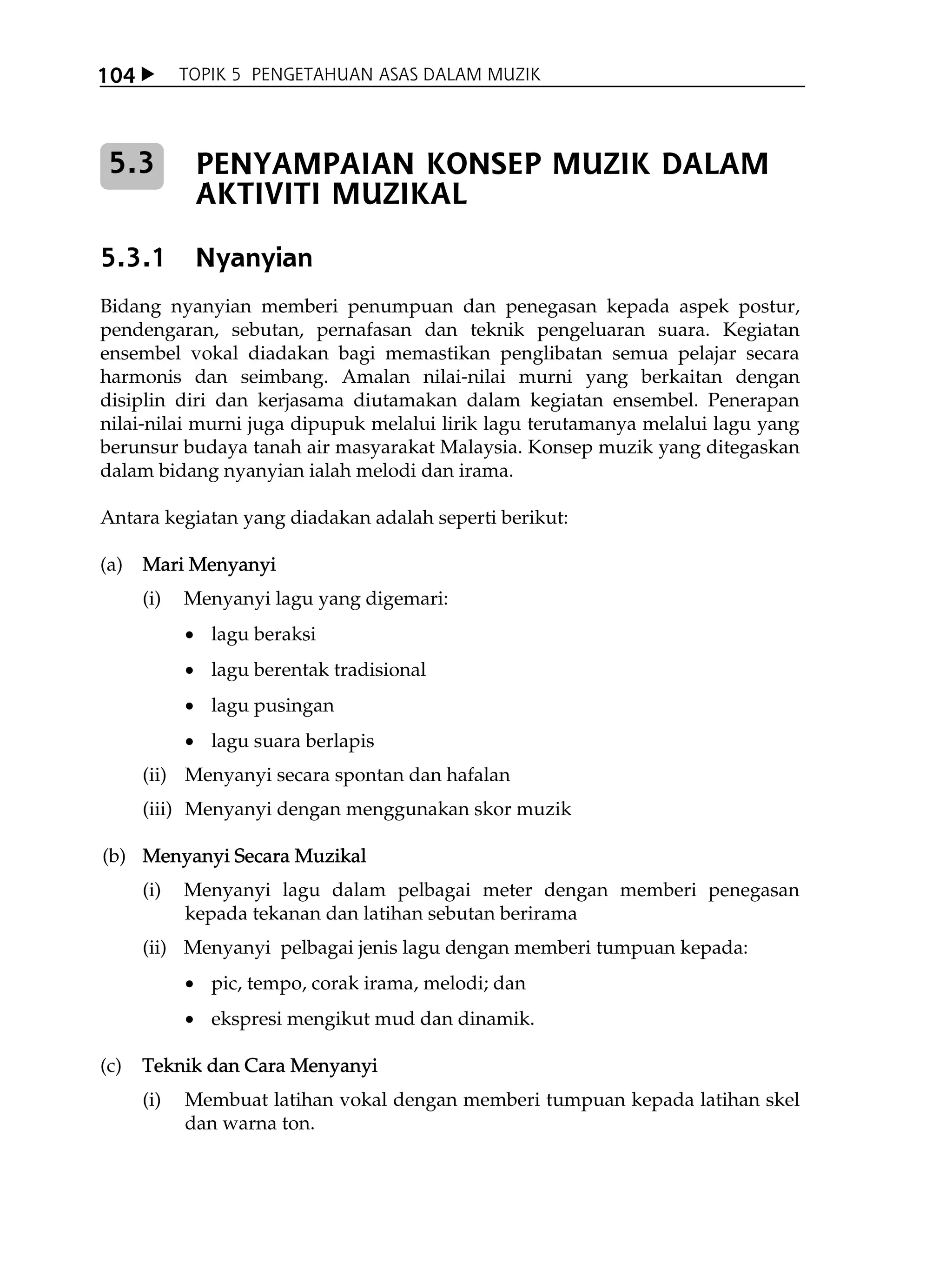 Topik 5 pengetahuan asas dalam muzik | PDF