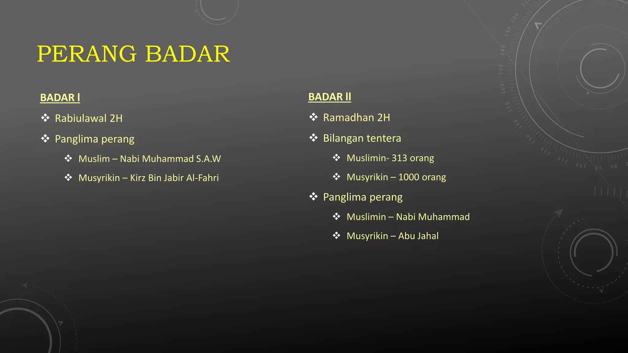 Topik 5 perang dan sariyah dalam islam | PPTX