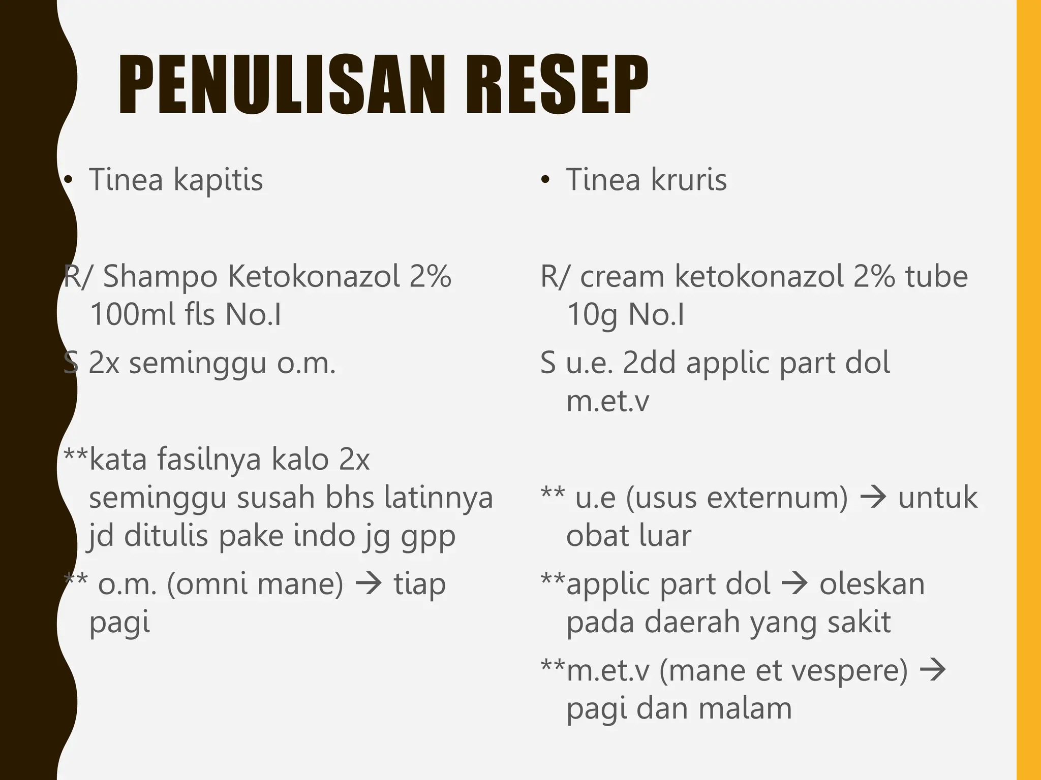 TOPIK 5 farmasi Tentir Menulis resep.ppt