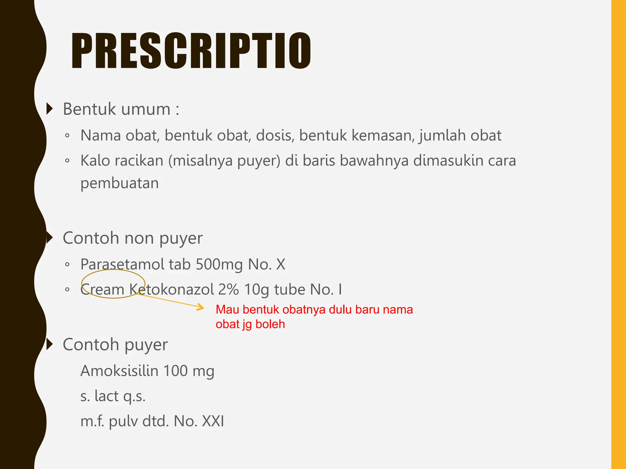 TOPIK 5 farmasi Tentir Menulis resep.ppt