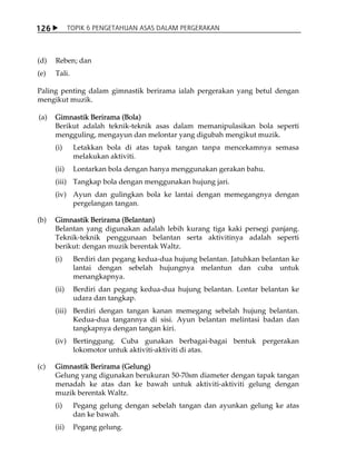 Topik 6 pengetahuan asas dalam pergerakan | PDF