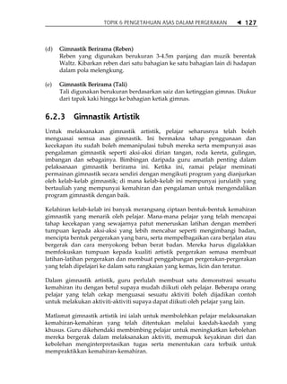 Topik 6 pengetahuan asas dalam pergerakan | PDF