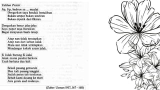 TOPIK 7-Talibun.pptx MERUPAKAN SEBUAH PUISI TRADISIONAL | PPT