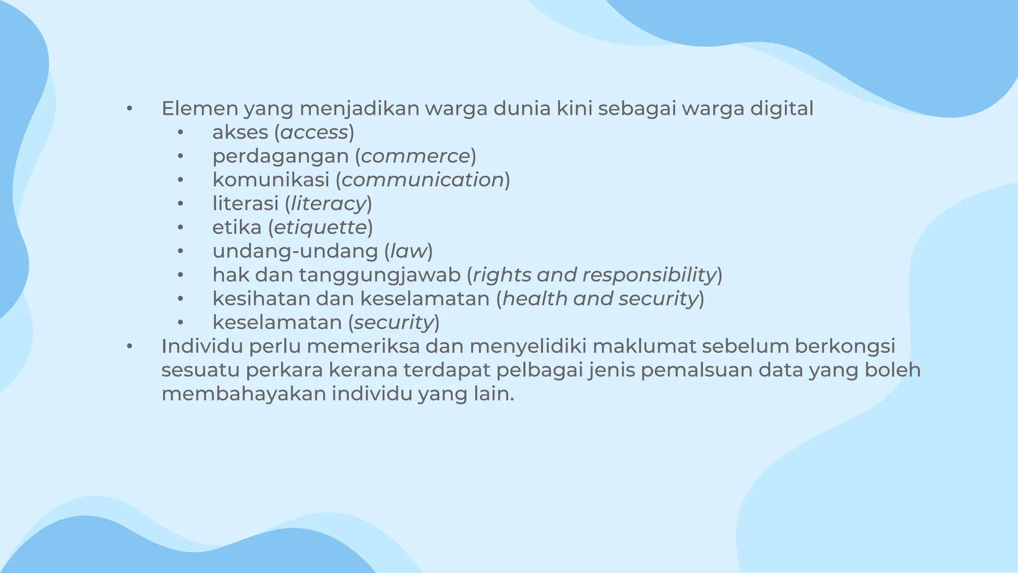 Topik 7 - TEKNOLOGI MAKLUMAT DAN KOMUNIKASI PENGGERAK KESEPADUAN ...