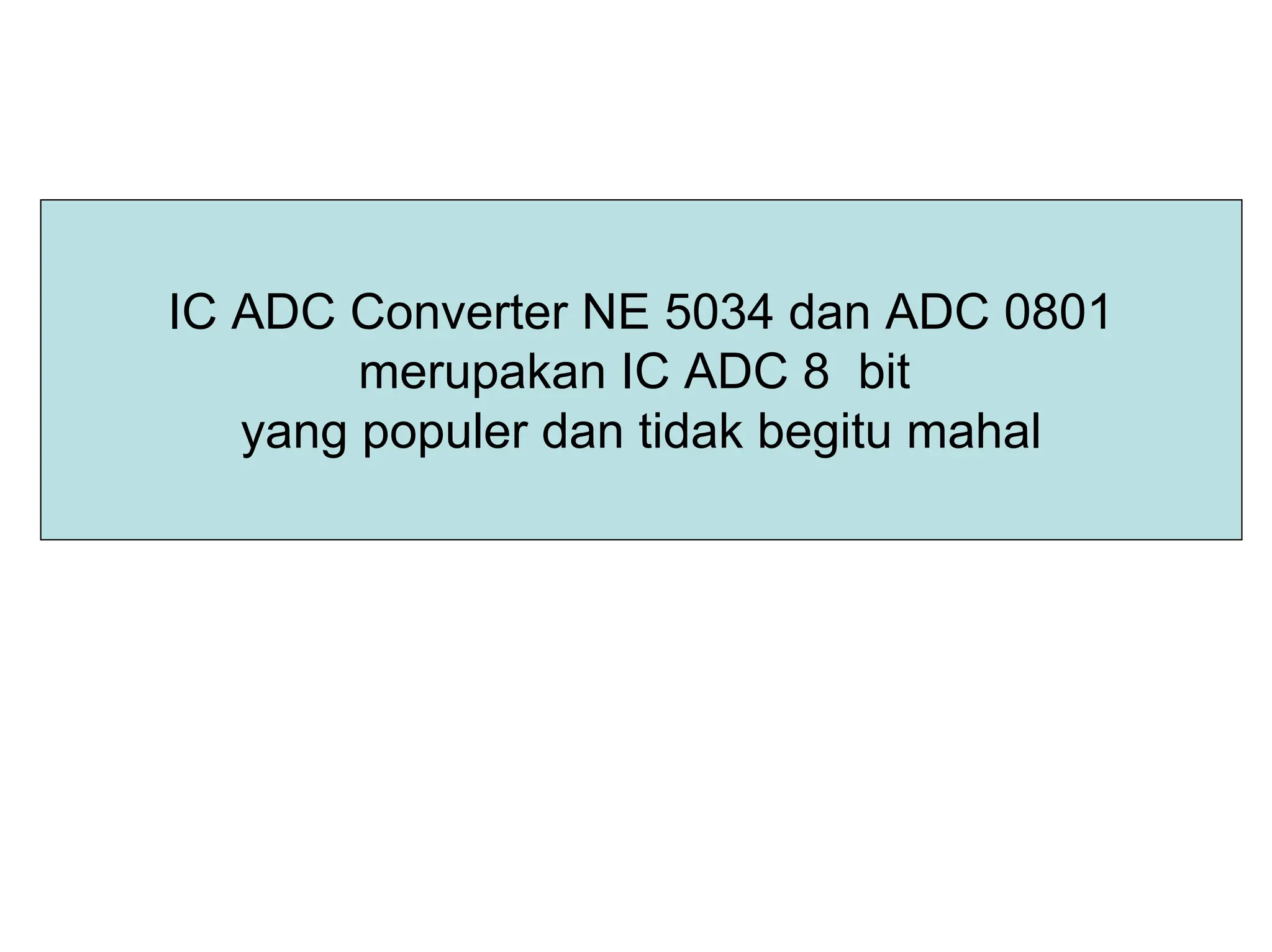 Topik7 DAC - ADC PENS 2. dalam materi ini akan dibahas mengenai ...