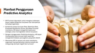 Topik 7 Prediktif Analytics untuk Turnover dan Retensi | PPT