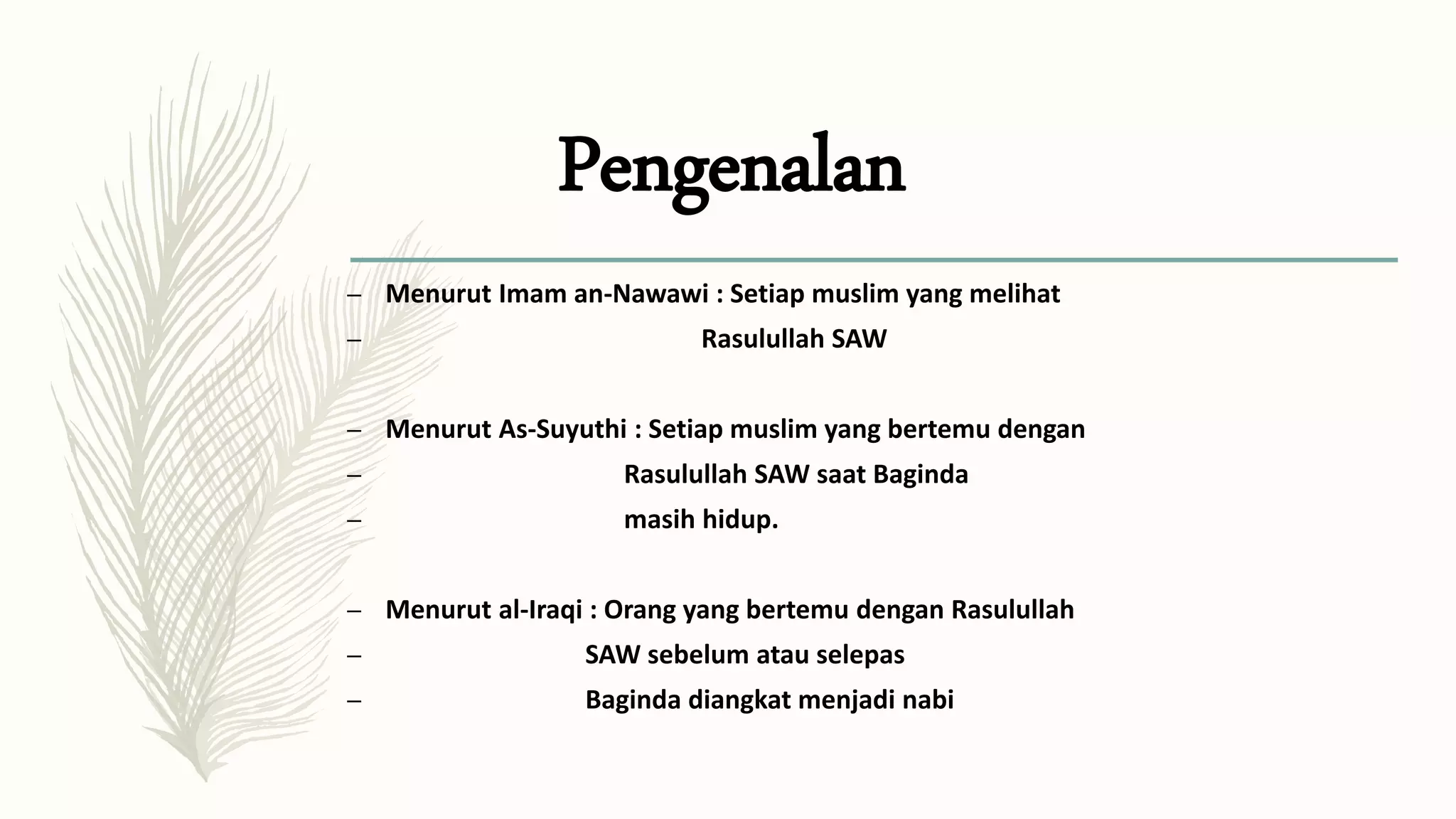 Topik 7 sahabat sahabat Rasulullah saw | PPTX