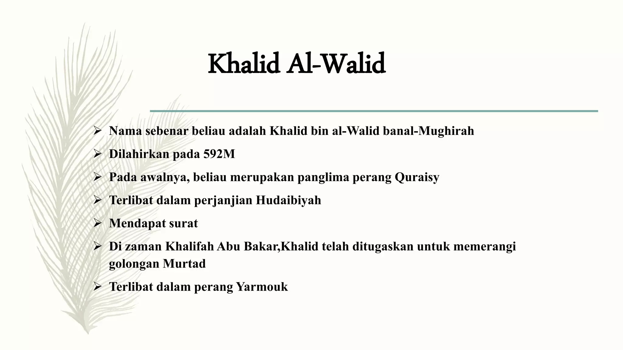 Topik 7 sahabat sahabat Rasulullah saw | PPTX