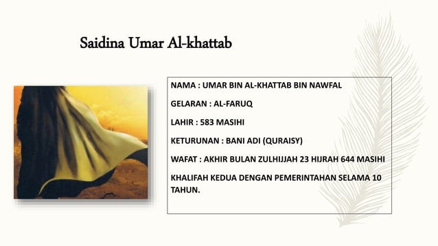 Topik 7 sahabat sahabat Rasulullah saw | PPTX