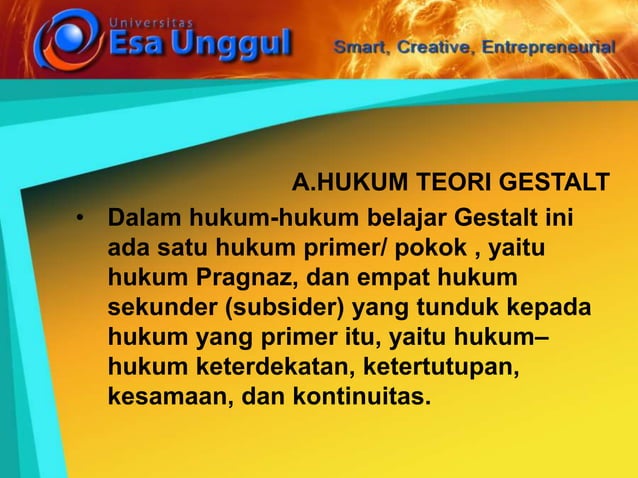 Topik Teori Gestalt dan Pengertiannya serta Teori | PPTX