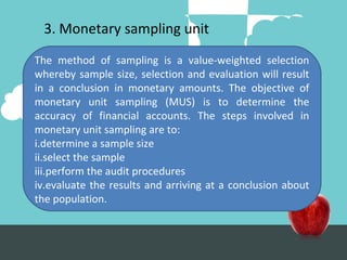Topik 8 Audit Sampling | PPT