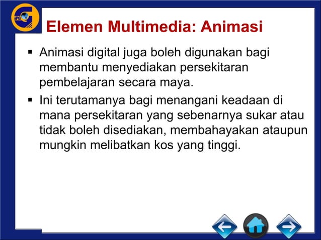 Topik 8 multimedia interaktif untuk pengajaran dan pembelajaran | PPTX