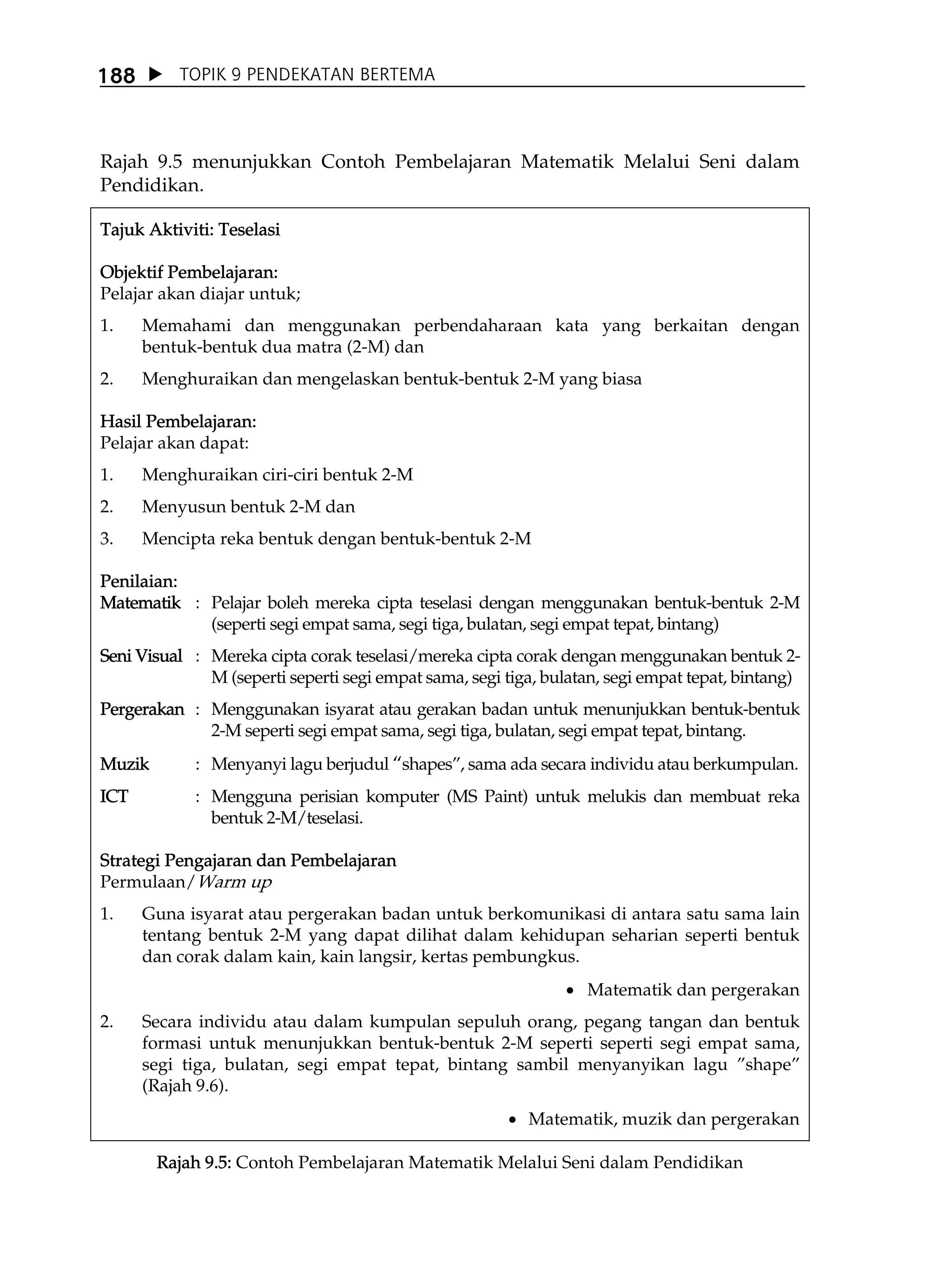 Topik 9 pendekatan bertema | PDF