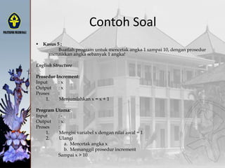 Topik 9 Prosedur | PPT