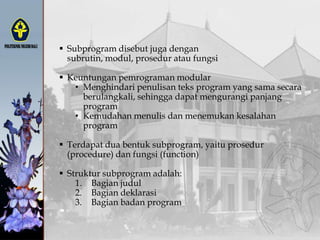 Topik 9 Prosedur | PPT