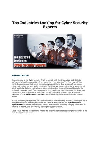 Top Industries Looking for Cyber Security Experts.pdf | Free Download