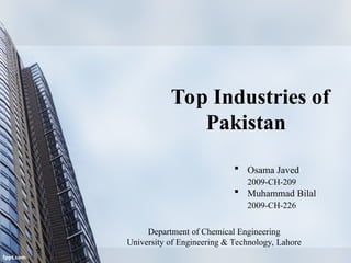 The Top Process Industries of Pakistan.ppt
