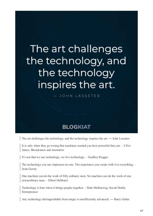 Top Inspirational Tech Quotes | PDF