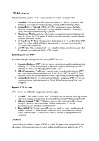 Top IPTV Providers: Features, Pricing, and Channels Compared | PDF