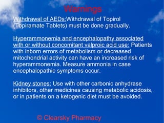 Topirol (Topiramate Tablets) | ODP