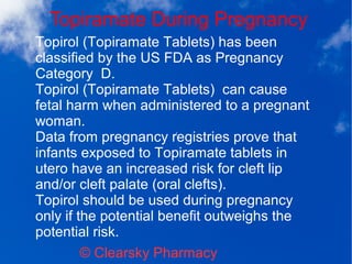 Topirol (Topiramate Tablets) | ODP