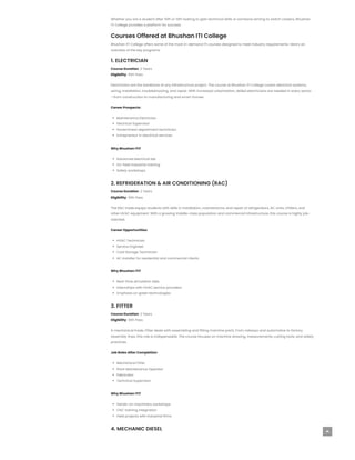 Best Electrician ITI College in Jaipur - Bhushan ITI | PDF