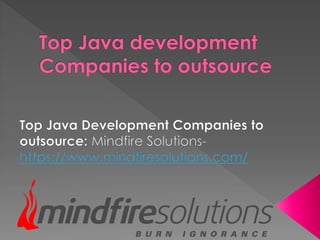 Top java development companies to outsource | PDF