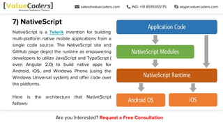 Top Java Script Frameworks For Mobile App Development | PPT