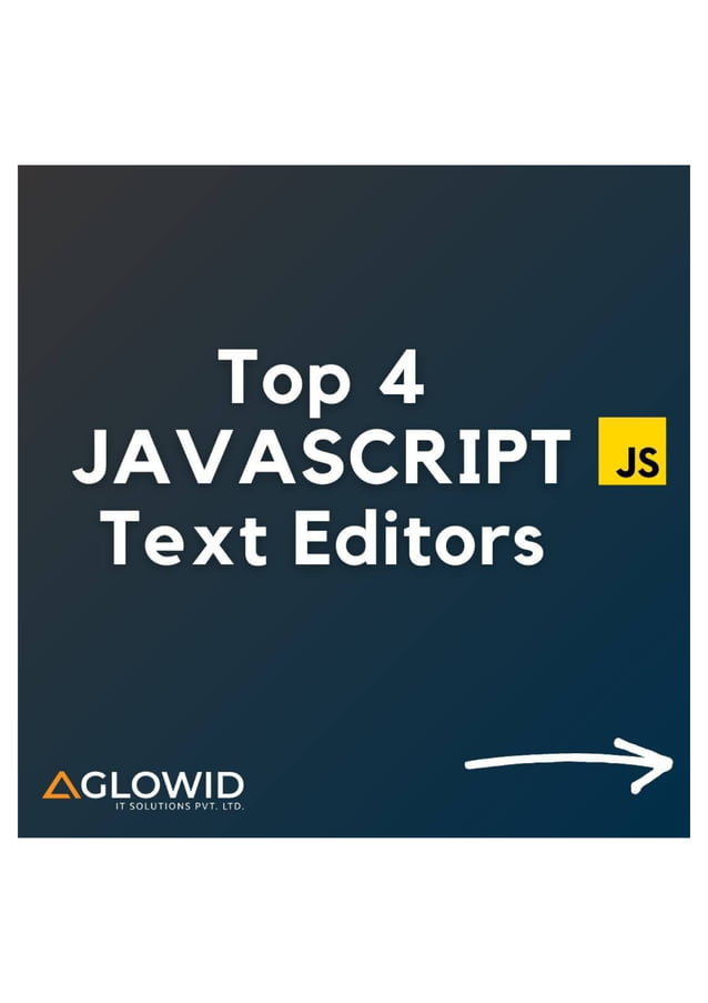 Top 4 java script text editors | PDF