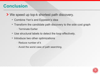 Top-k shortest path | PPT