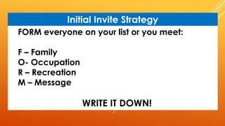 Topleaders success plan prospecting and inviting | PPSX