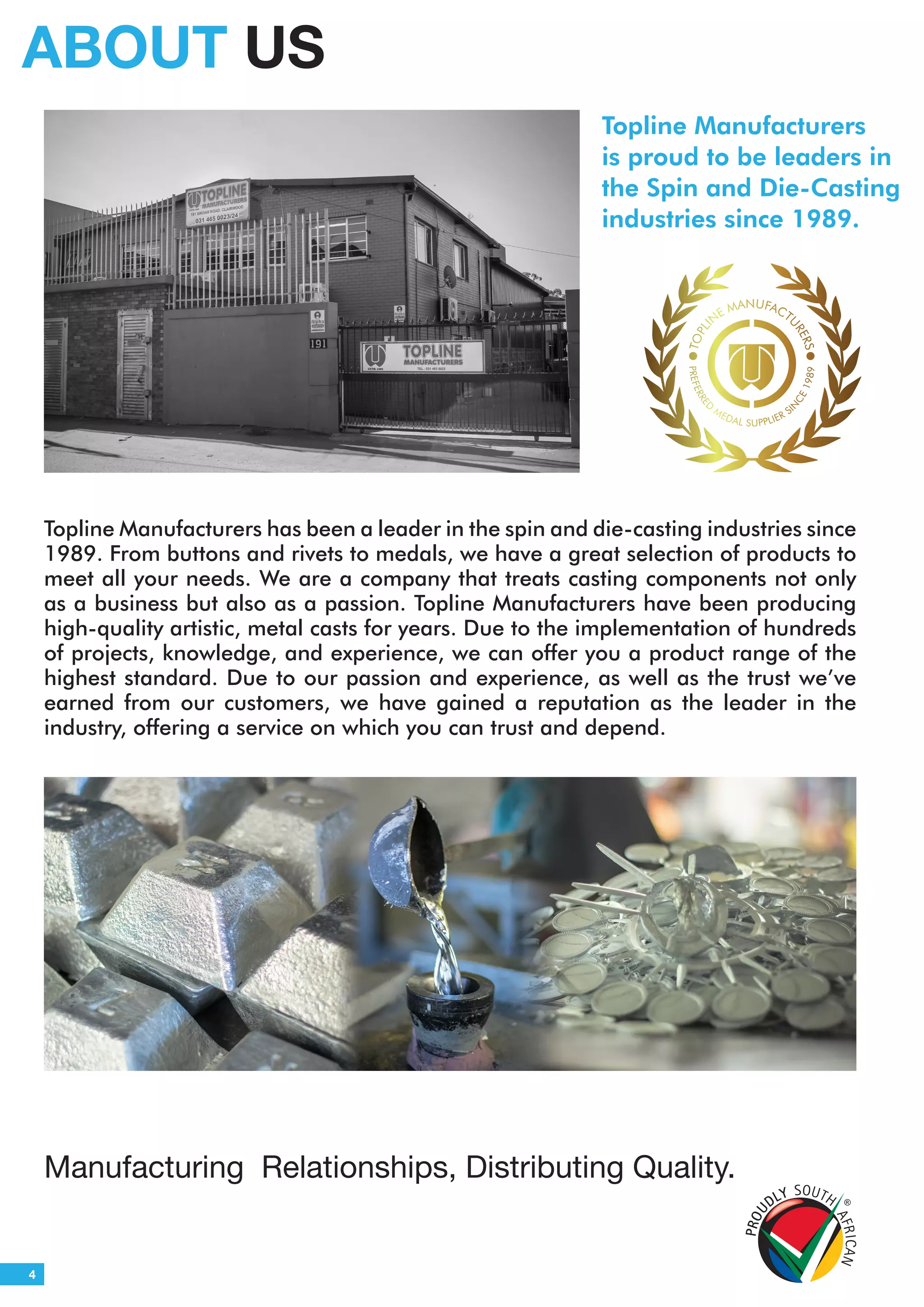 Topline Manufacturing - Metal Casting | PDF