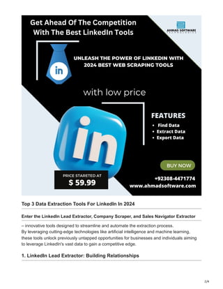 Top LinkedIn Data Extraction Of 2024 Extract Data From LinkedIn.pdf