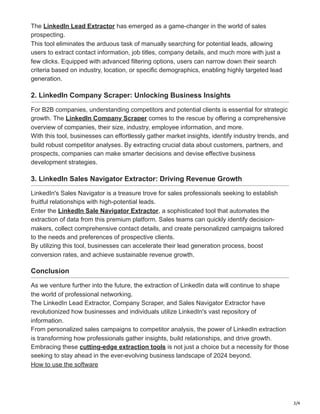 Top LinkedIn Data Extraction Of 2024 Extract Data From LinkedIn.pdf