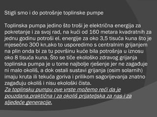 Toplinske Pumpe Za Blog | PPT
