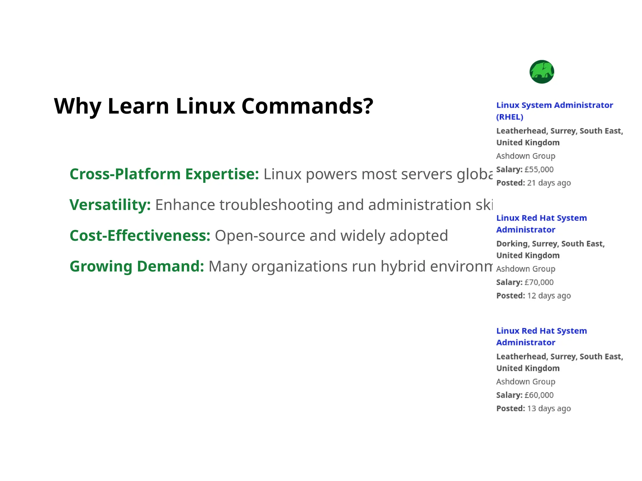 Top Linux 10 Commands for Windows Admins | PPT