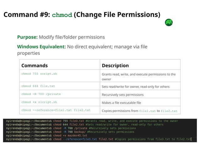 Top Linux 10 Commands for Windows Admins | PPT