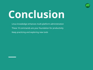 Top Linux 10 Commands for Windows Admins | PPT