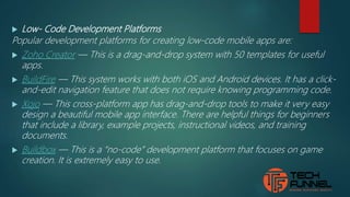 Top low code mobile app development platforms | PPTX | Web Development ...